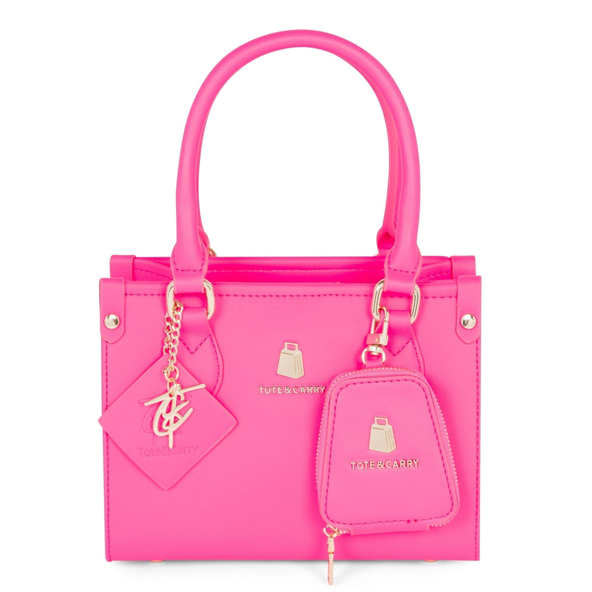 Neon Pink Mini Tote Bag – Tote&Carry