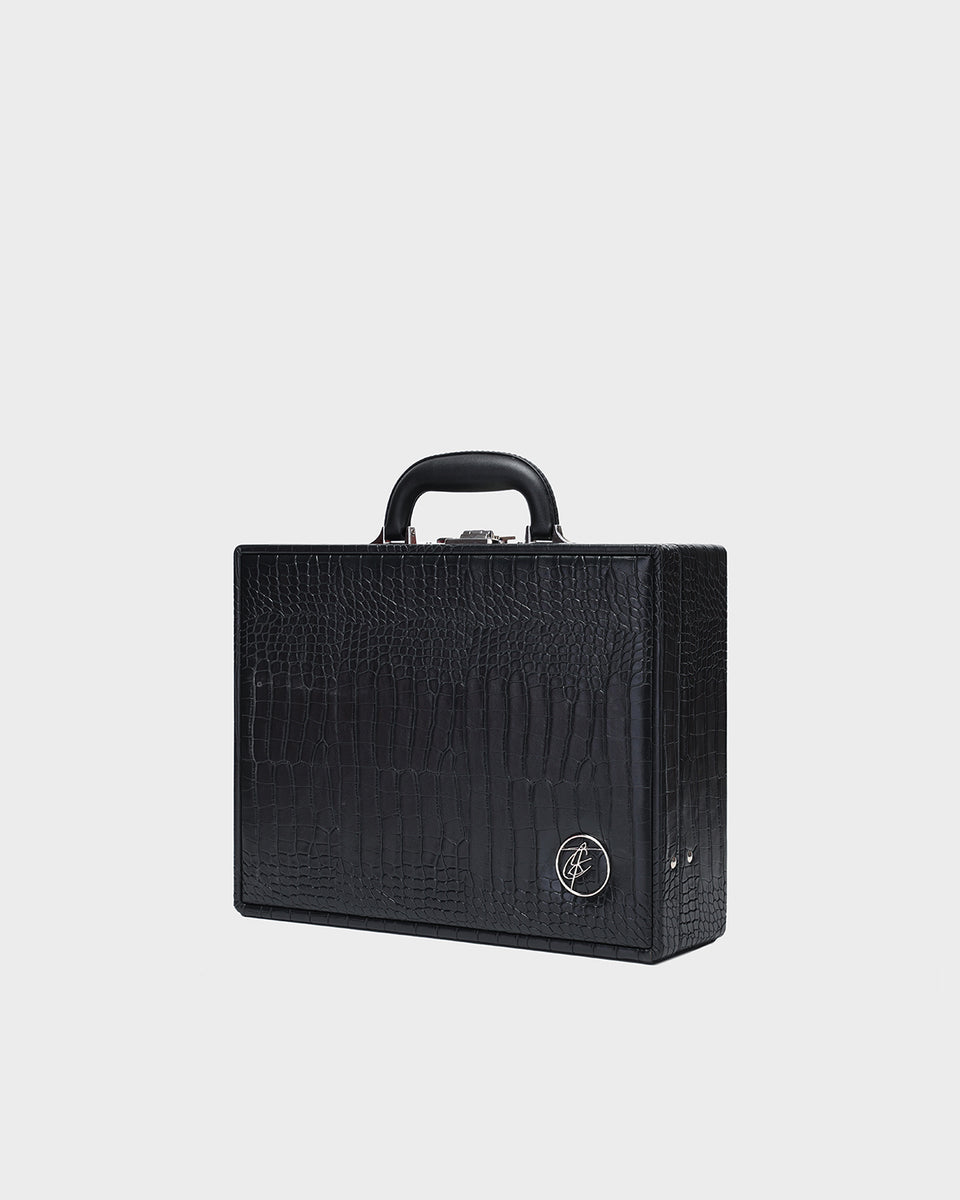 Citadel Croc Briefcase in Black – Tote&Carry